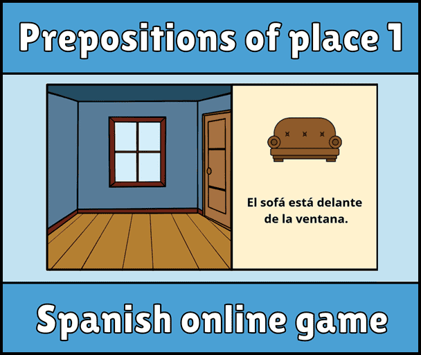 Prepositions of place in Spanish | Spanish Level