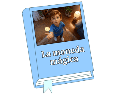 [PDF] Spanish story for beginners: La moneda mágica | Spanish Level